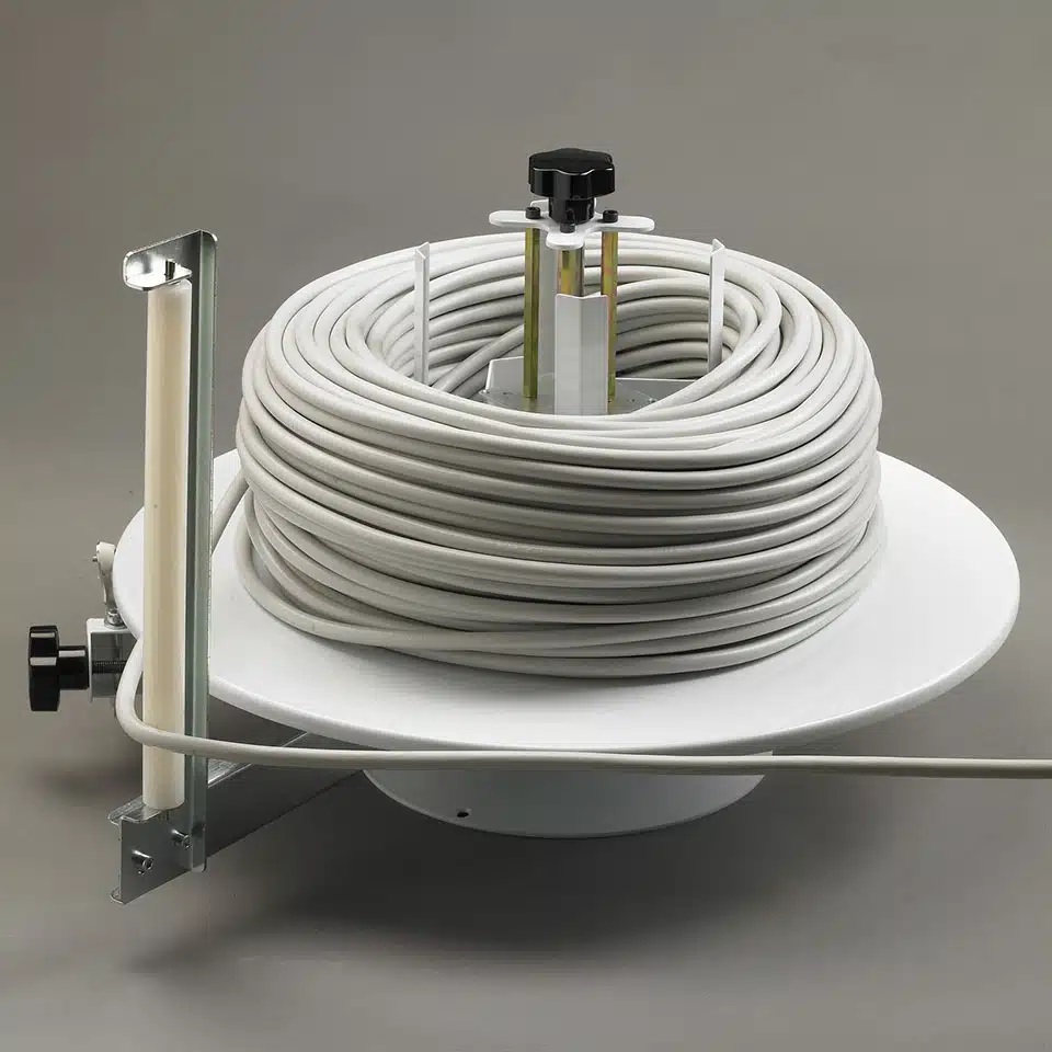 Light coil payoff, for hose and cables - Calotec AB