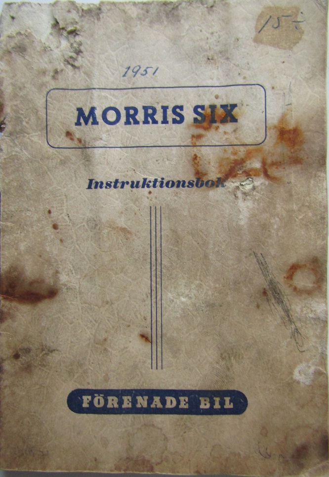 www.hortlund.se - 1951 Morris Six Instruktionsbok svensk