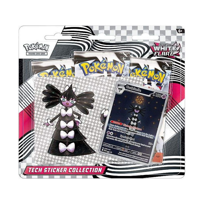 Pokemon Scarlet & Violet White Flare Tech Sticker Collection - Carsmästaren