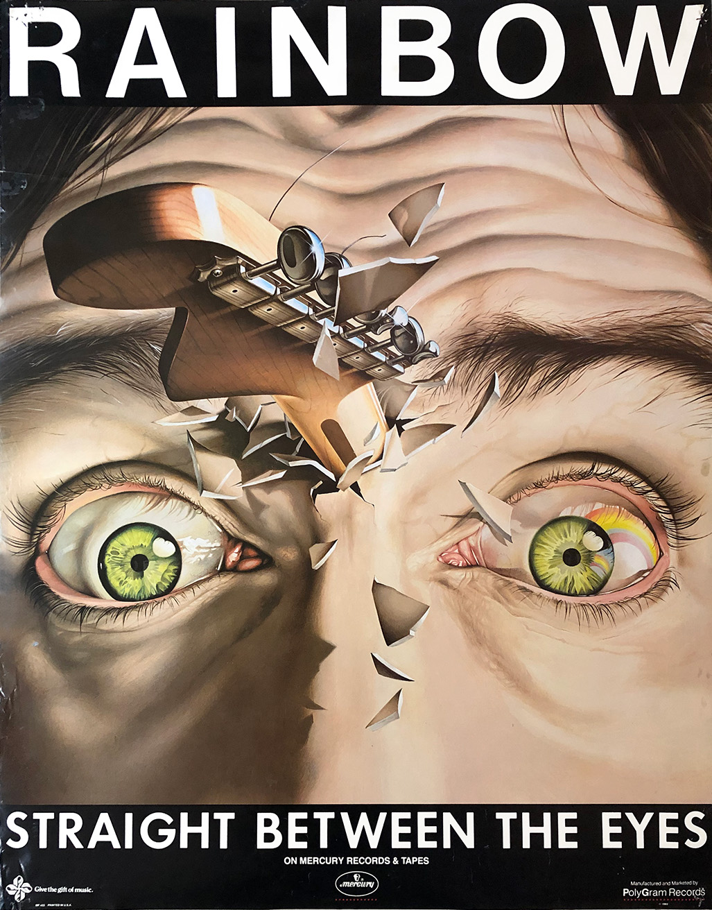 vintageaffischer - RAINBOW – PROMO: STRAIGHT BETWEEN THE EYES
