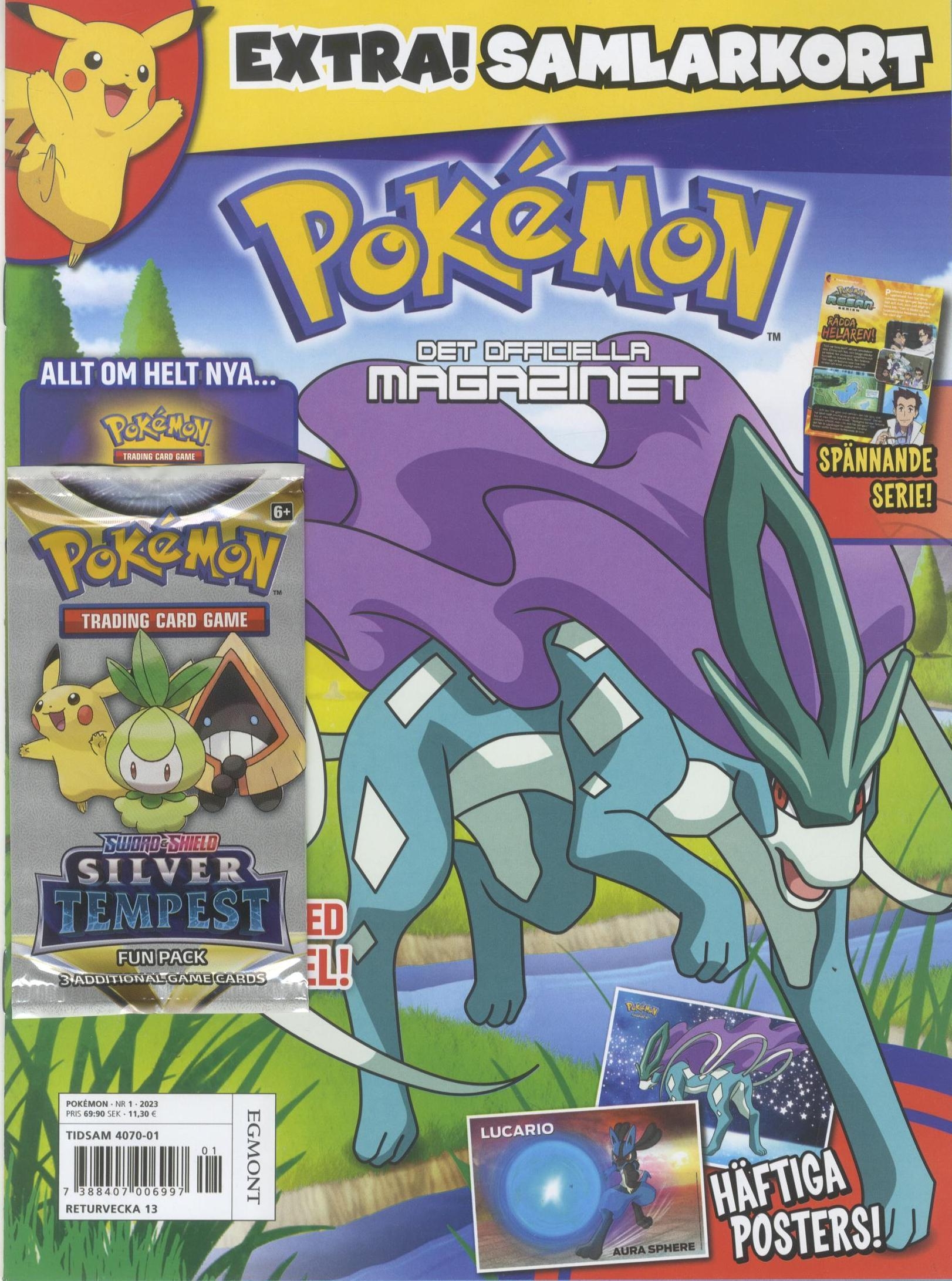 Pokemon magasin nr 1 2023, Extra: Swords & Shield Silver tempest fun ...