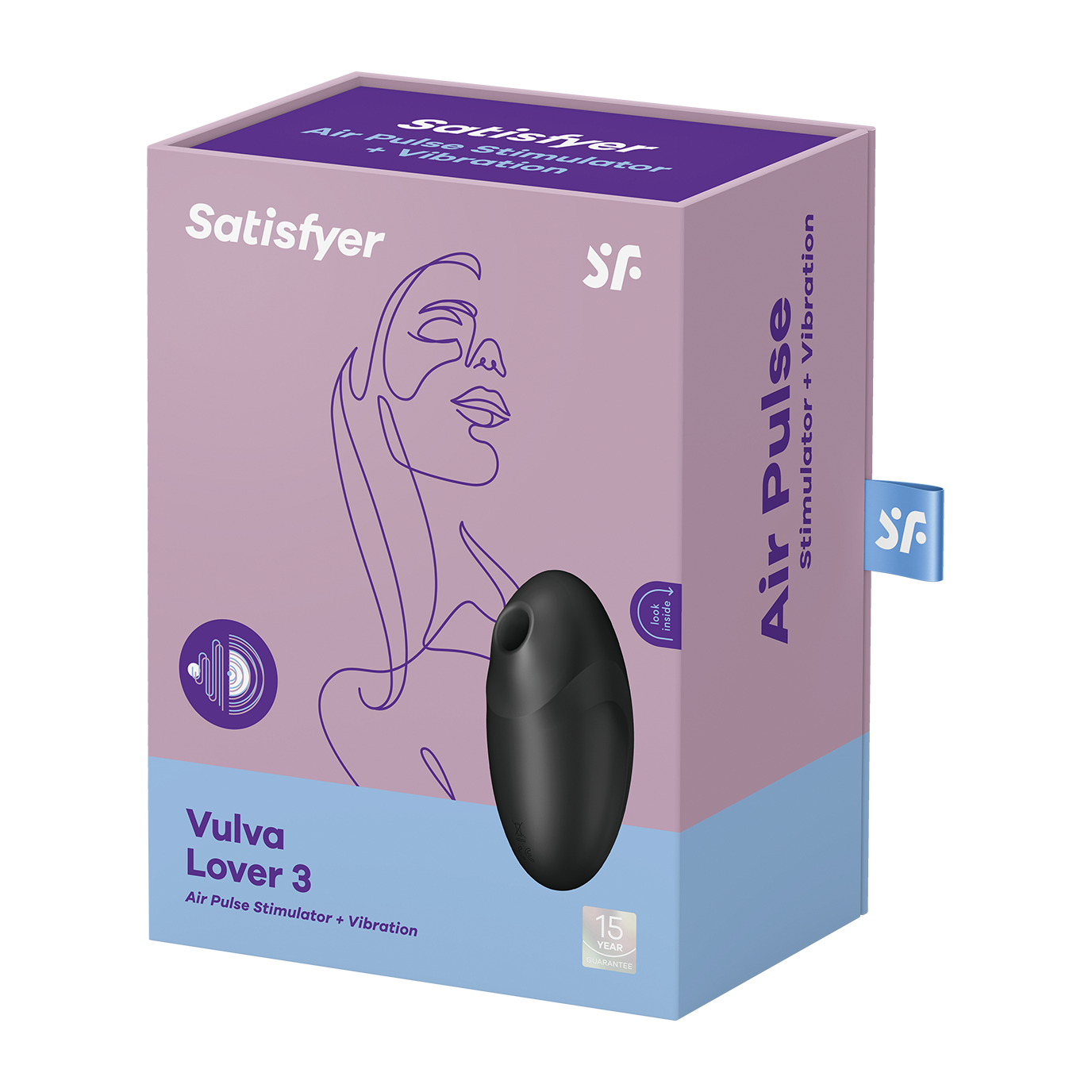 Satisfyer Vulva Lover 3 black - Basic Instinct