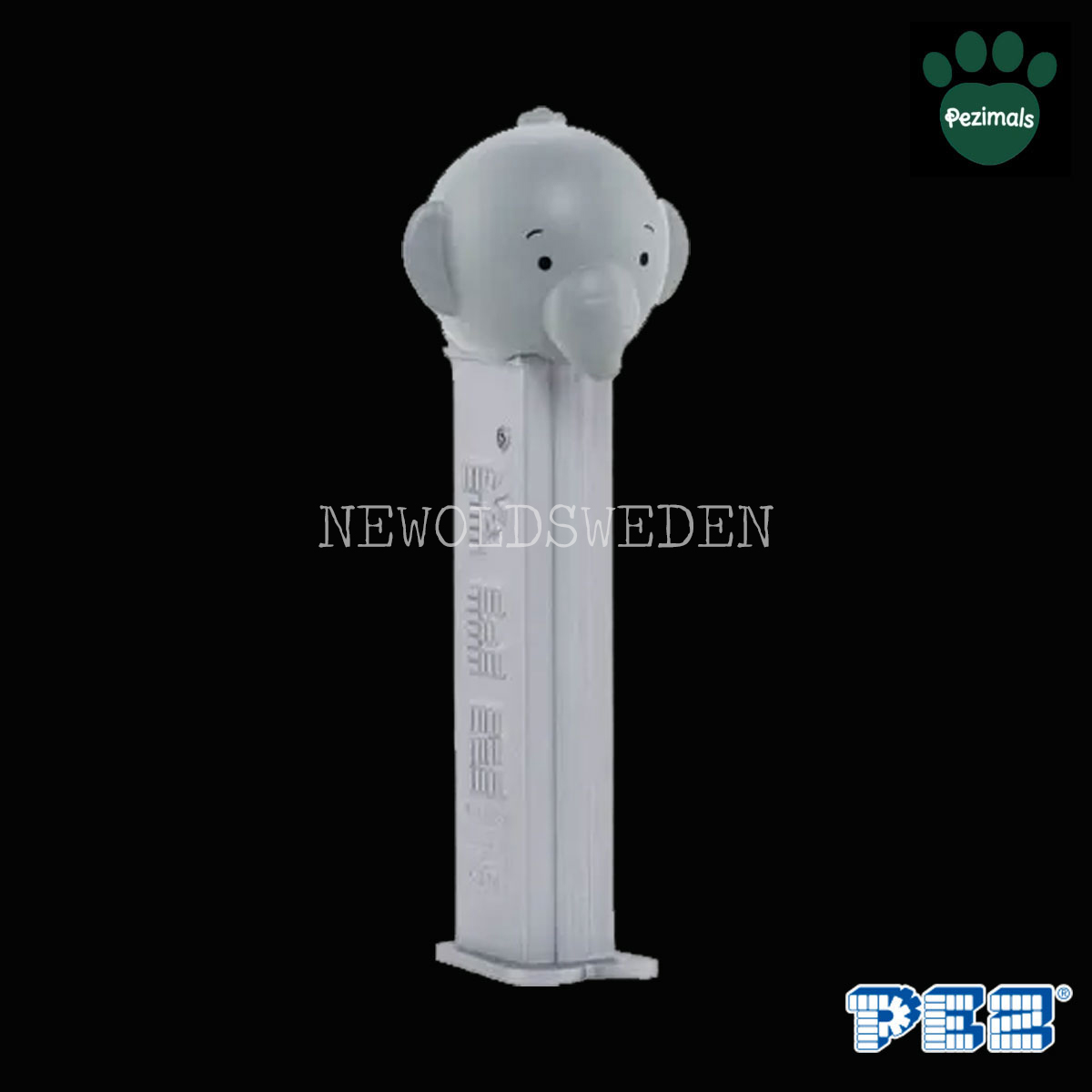 PEZ Dispenser ELLA THE ELEPHANT + Godis - Pezimals Samlarfigur - PE34 ...