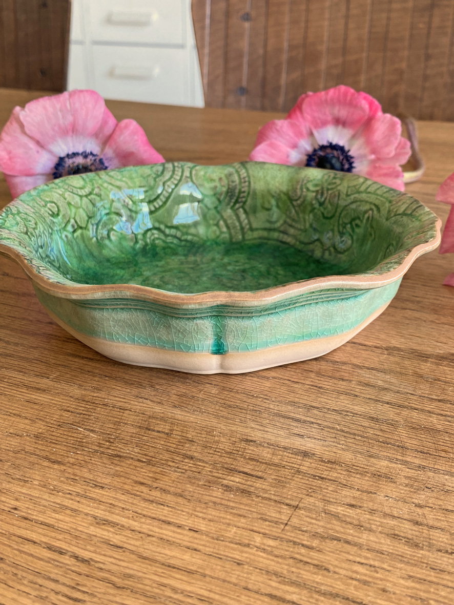 Vita Ranunkler - Liten skål seaweed