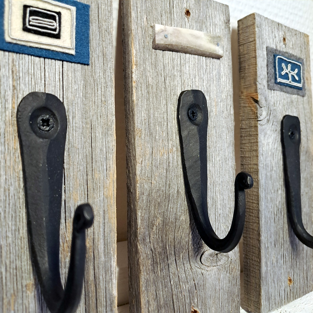 Krok Rávvat Renhorn/ Blå, Gråfur, Smide och samisk Konst, Jokkmokk ...