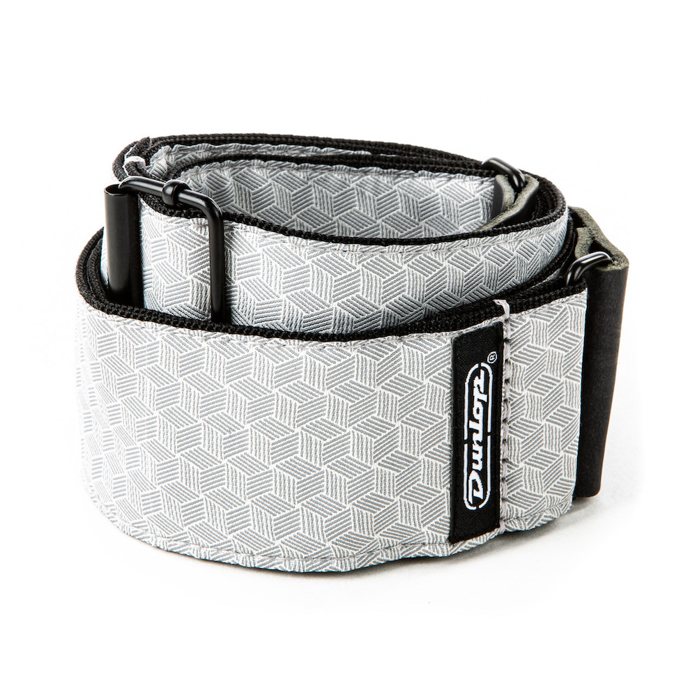 stringsnordic.com - Dunlop D6712 Jacquard Cube Hatch Light Grey Guitar ...