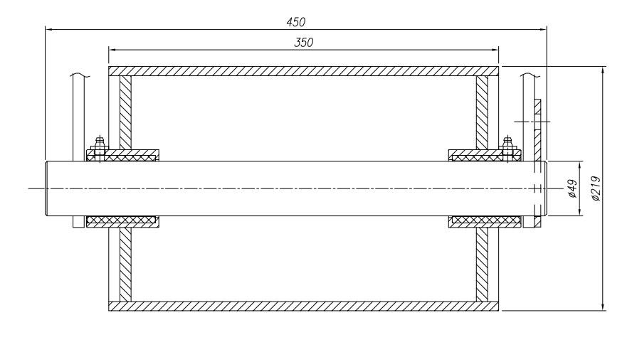 Rulle med axel HD - LVG Equipment Store