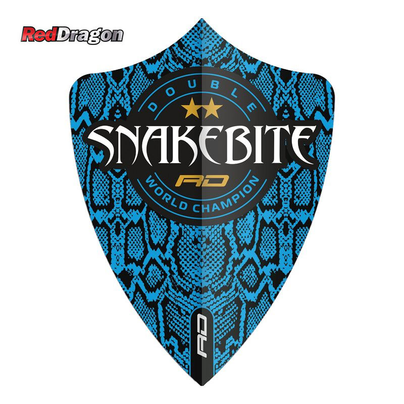 Red Dragon Peter Wright Logo Blue Ionic Freestyle - Dartstore Sweden