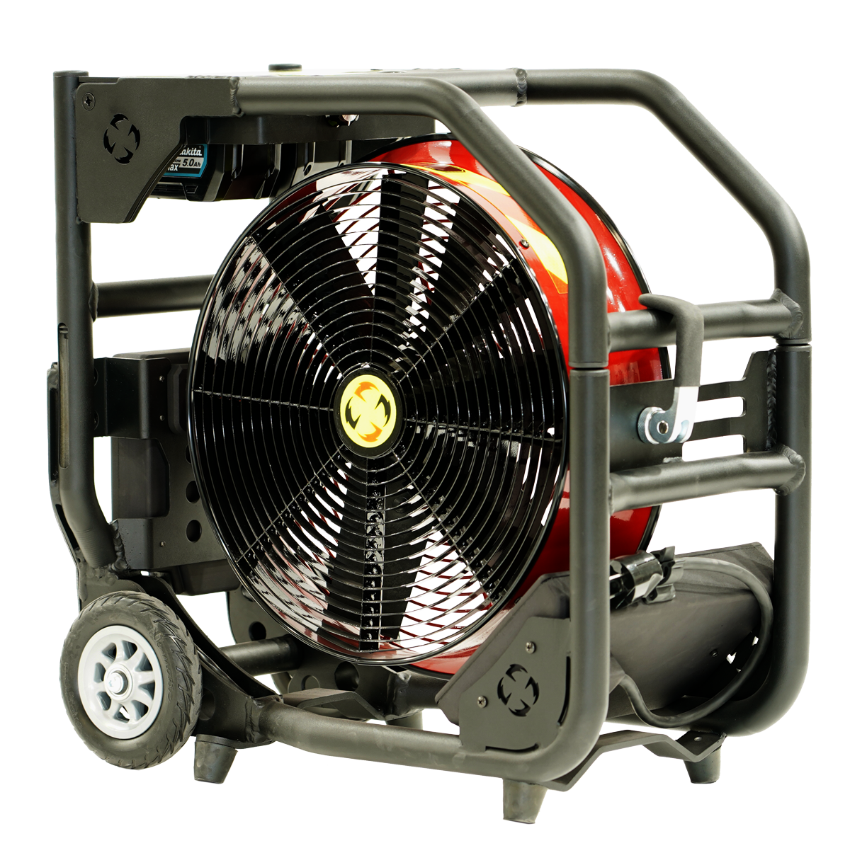 Batteridrevet Vifte, SuperVac V16-BK-SP,-WH Driftet med 40V Makita ...