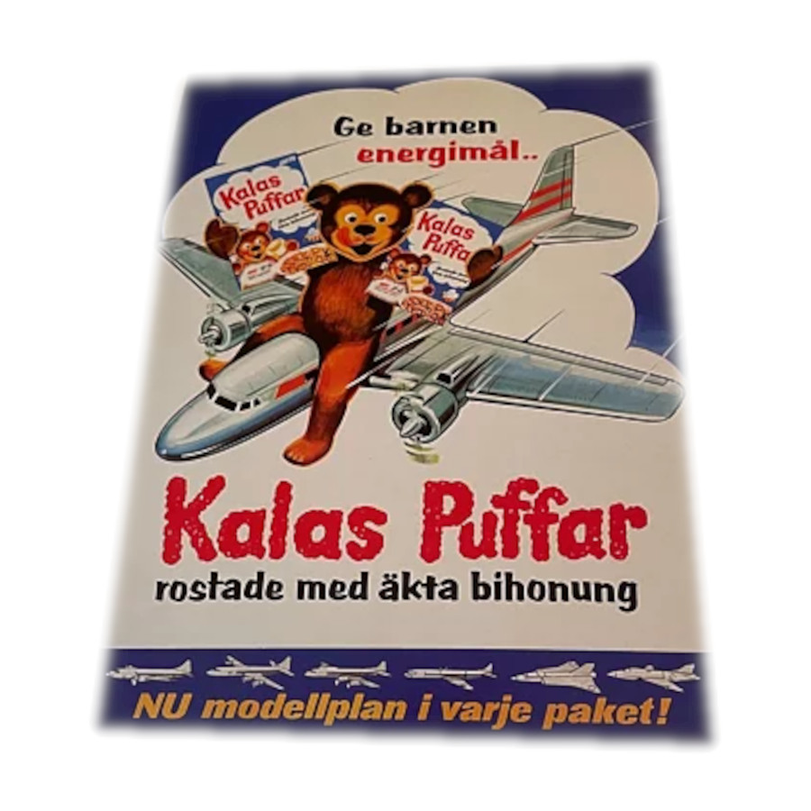 Nostalgikort Kalas Puffar - Mamsell K