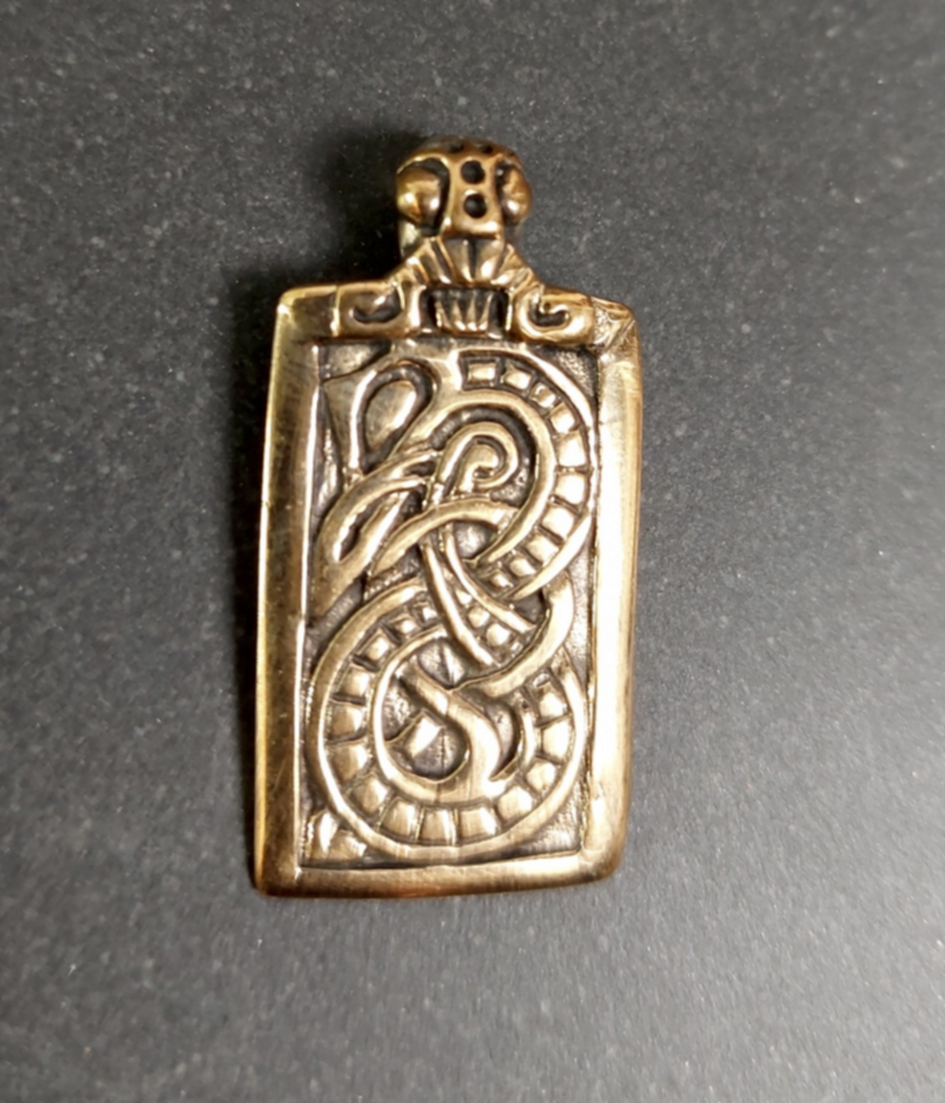 Earth Temple Exchange - Viking Drake Hänge i Brons