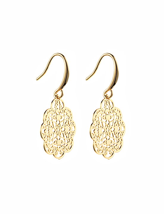 Rusty Rose Lifestyle AB - By Jolima Spinn minidrop earring, gold Rusty Rose Lifestyle AB - By Jolima Spinn minidrop earring, gold