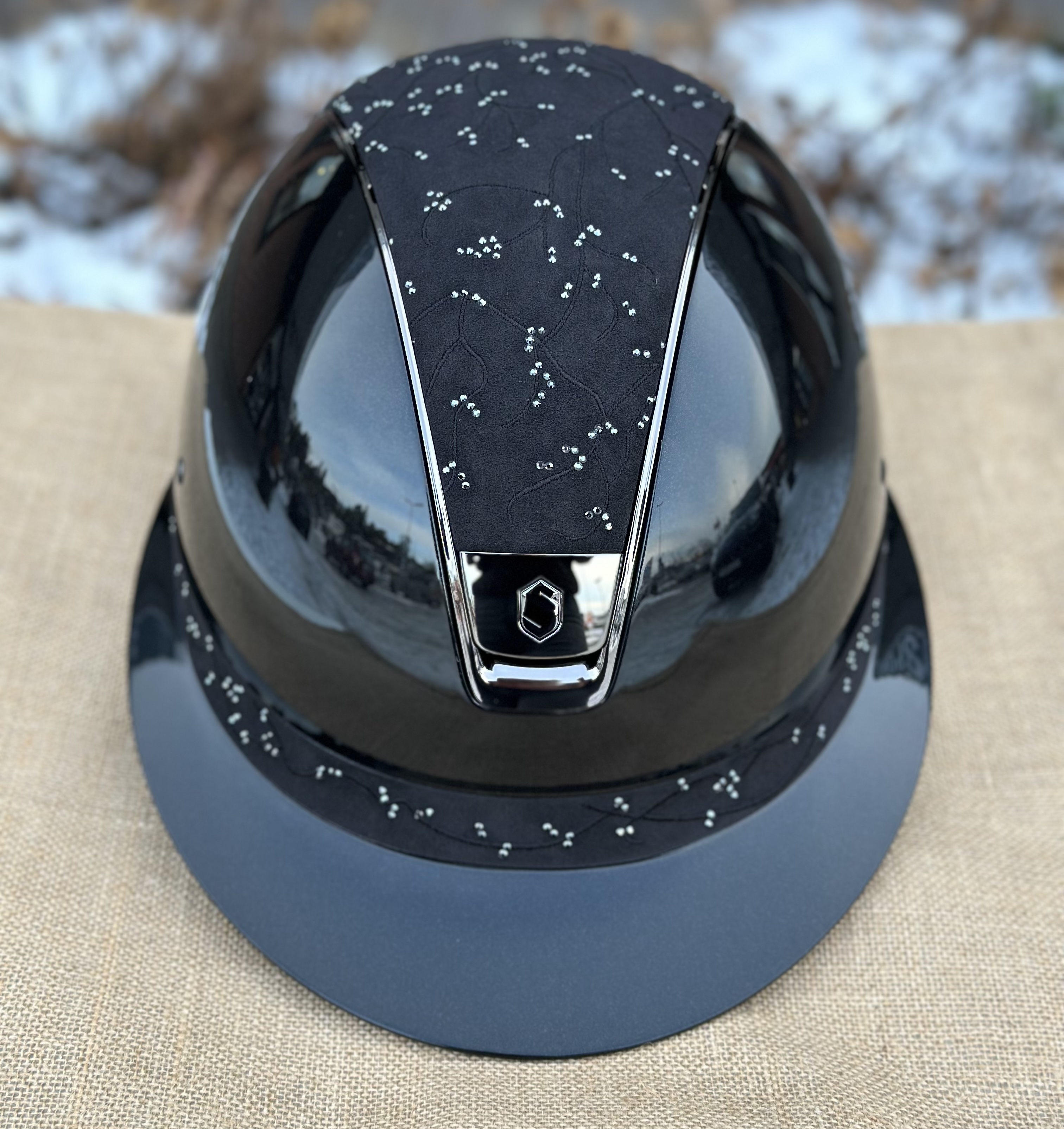 Samshield Miss Shield Glossy Crystal Leaf - Stockholm Ridsport