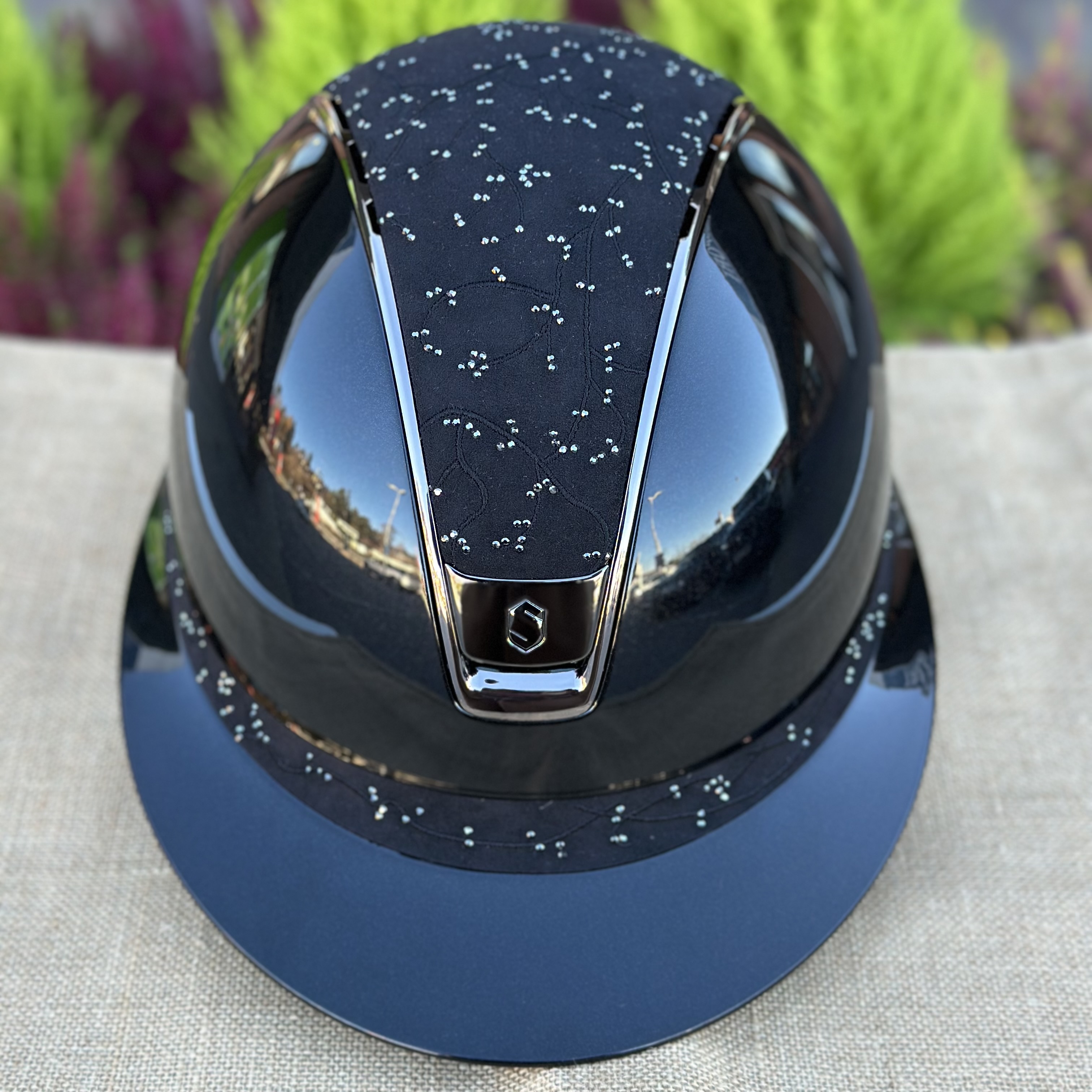 Samshield Miss Shield Glossy Crystal Leaf - Stockholm Ridsport