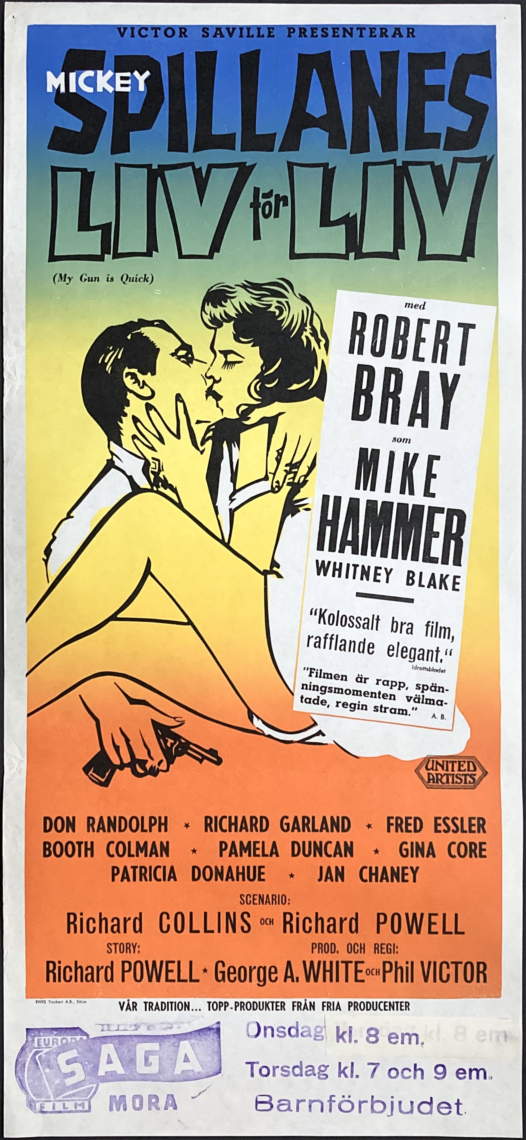 Nostalgipalatset - MY GUN IS QUICK (1957)