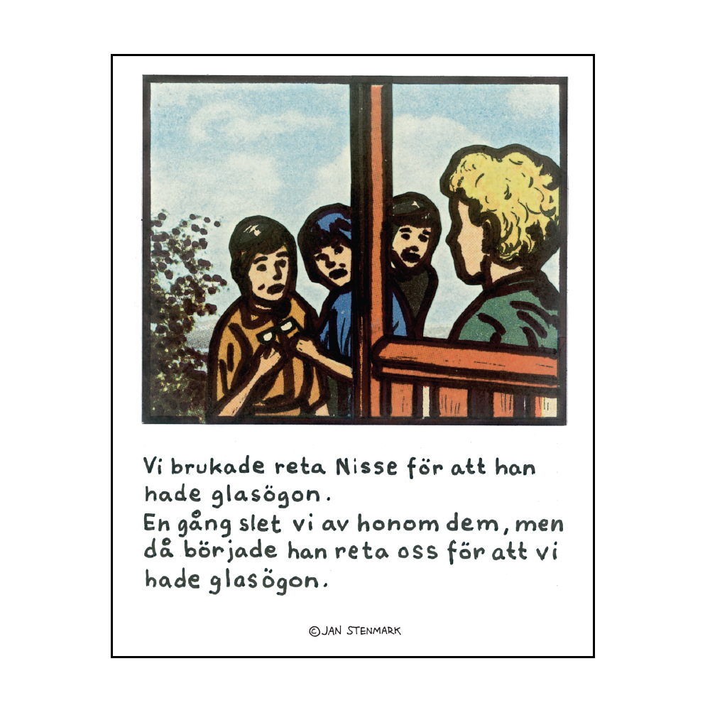 Poster Jan Stenmark 'Nisse' small 24x30 cm - Cherry on Top