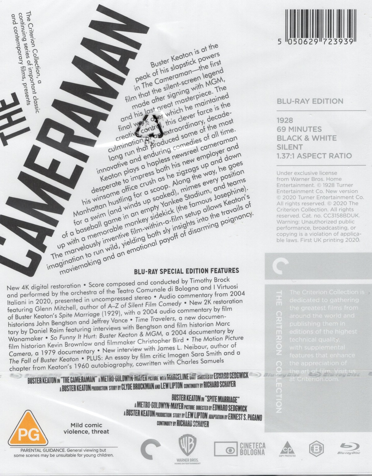 The Cameraman (Criterion Collection) (ej svensk text) (Blu-ray ...