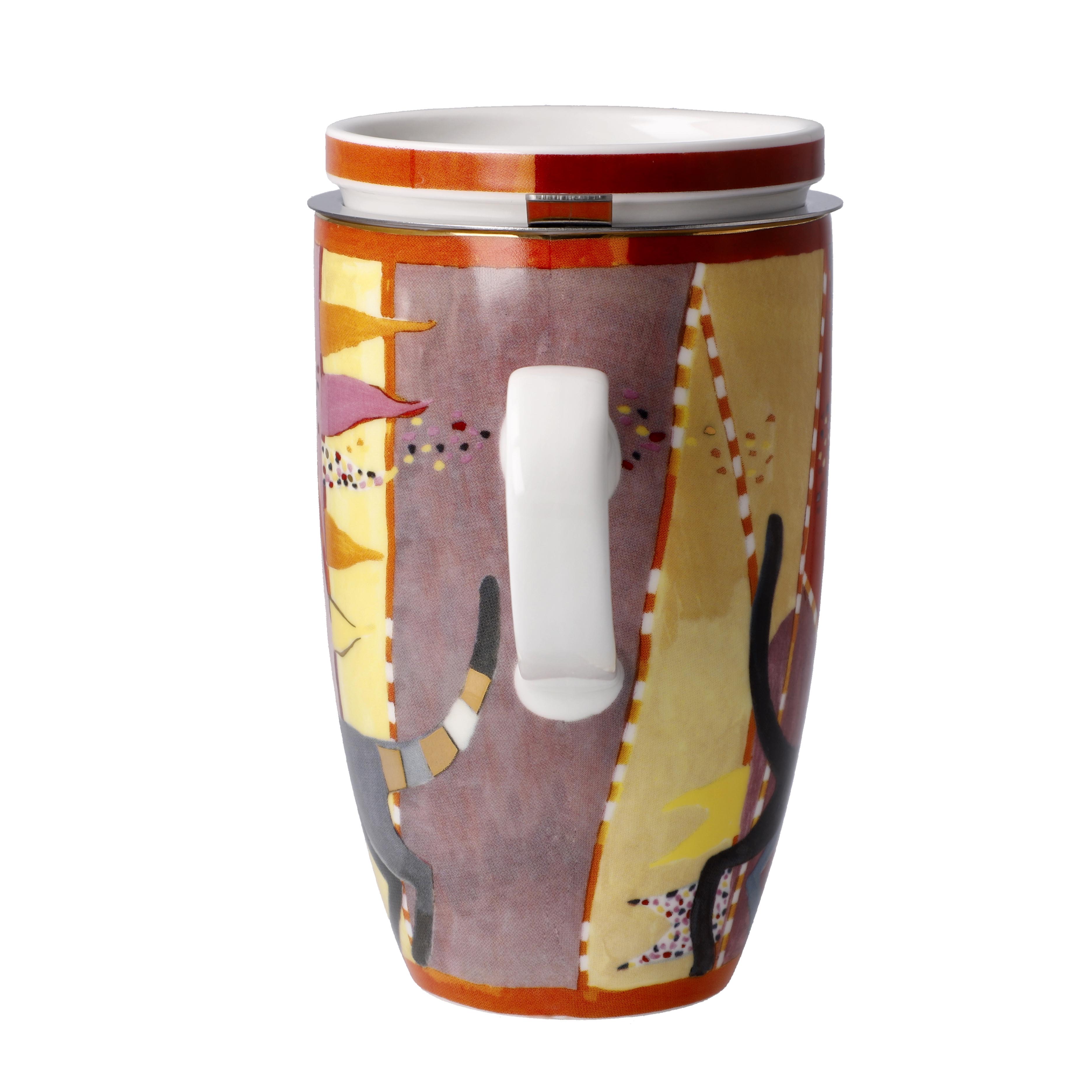 Goebel - Rosina Wachtmeister - Katt Temugg med lock + sil - Sottosopra - Nellispresenter