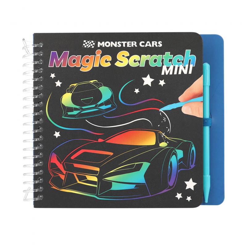 Monster Cars Mini Magic Scratch - Toysforever