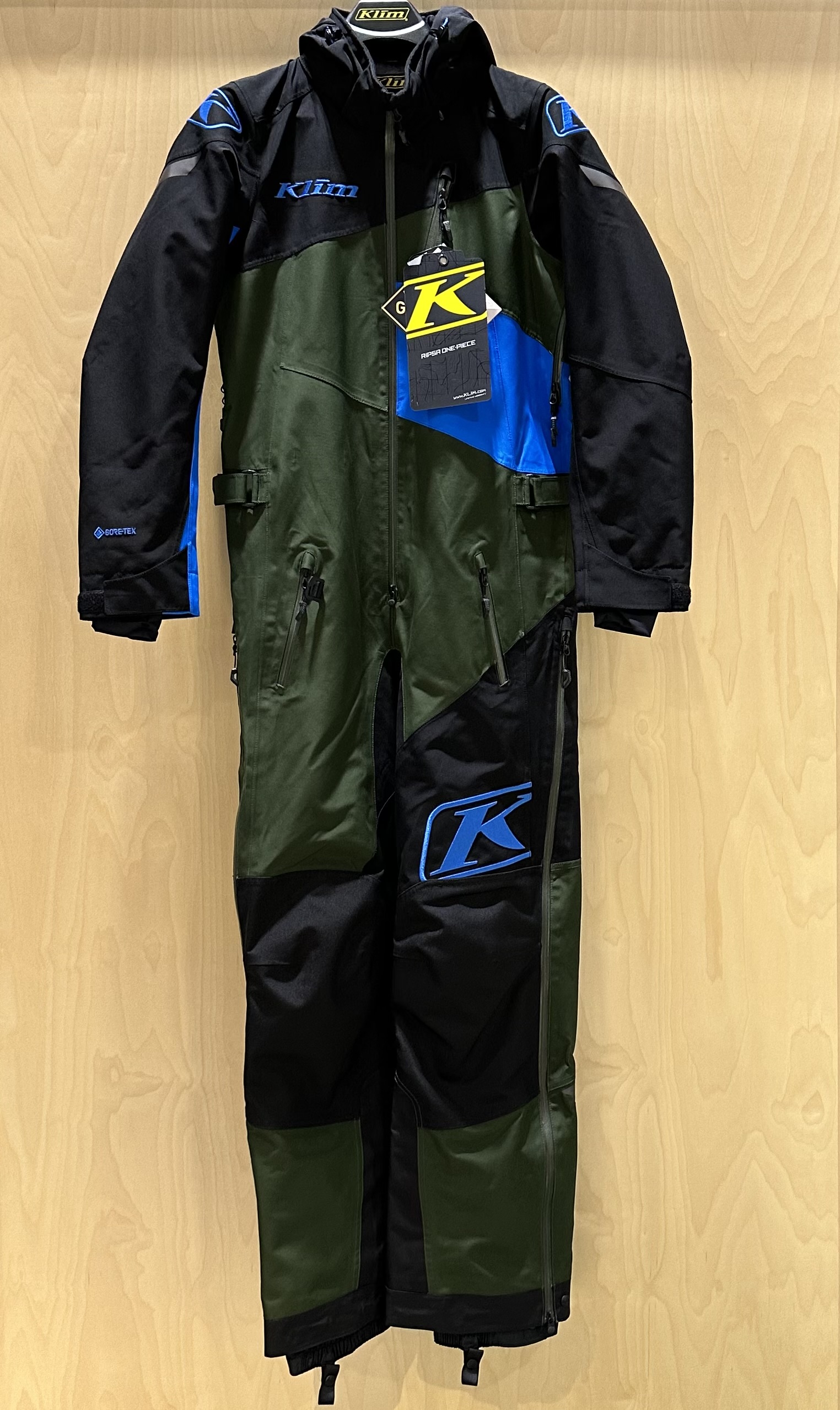 ABRIS OUTLET - Ripsa One-Piece Kombu Green - Electric Blue Lemonade