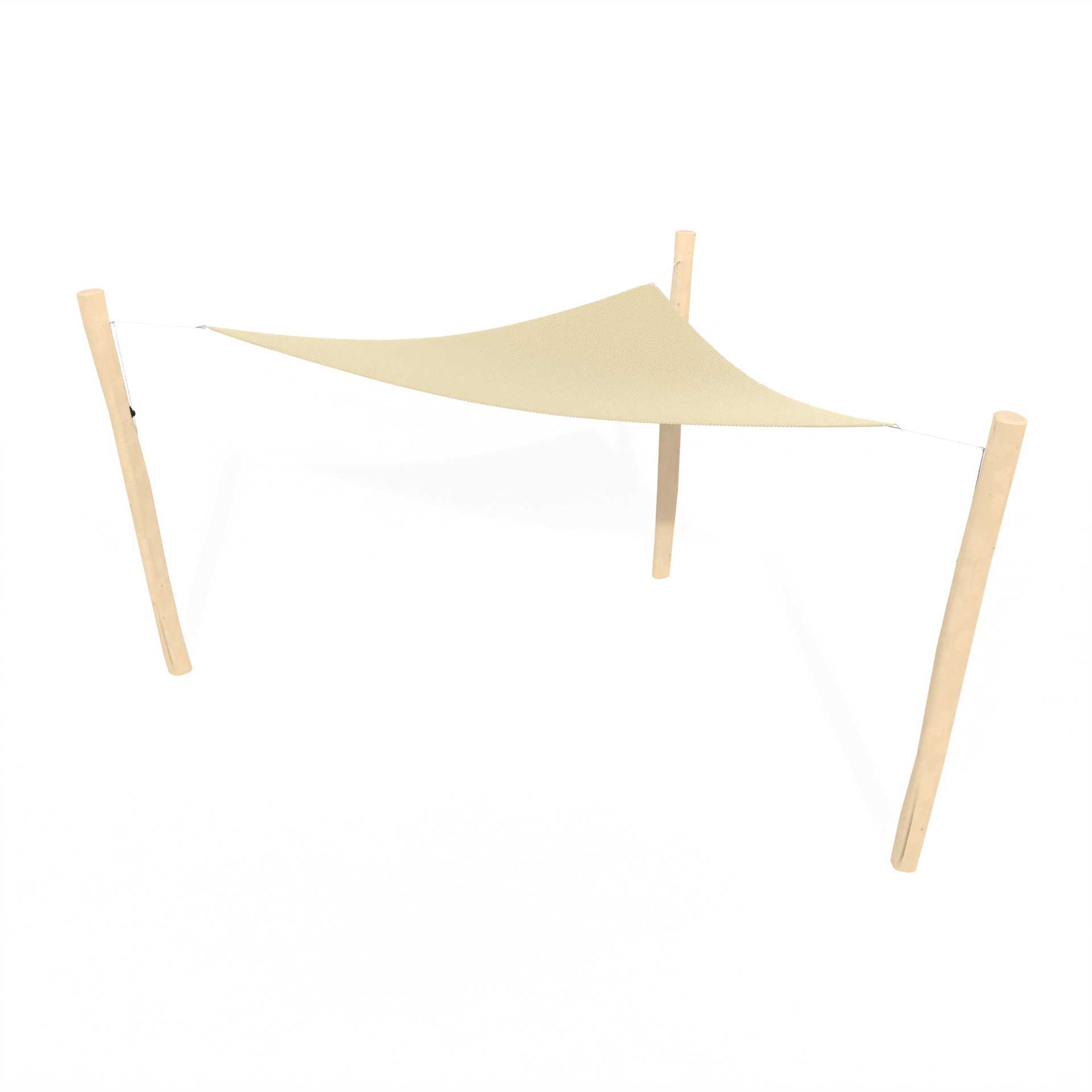 Solsegel - 3 x 3 x 4,2 m - Svenska Naturlekplatser AB