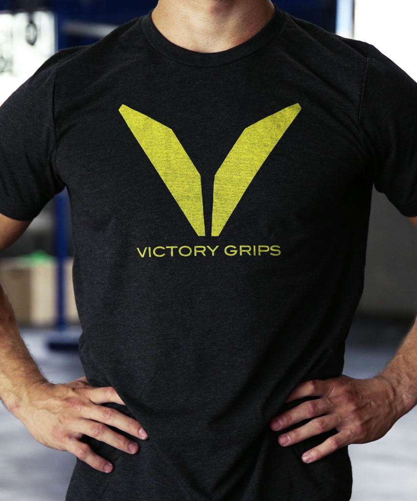 Men's Yellow VG Logo T-shirt - Burpee Shop