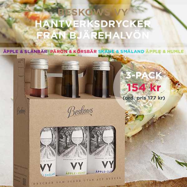 BESKOWS VY Drycker 3-pack - Alkoholfria drycker från Beskows i Båstad ...