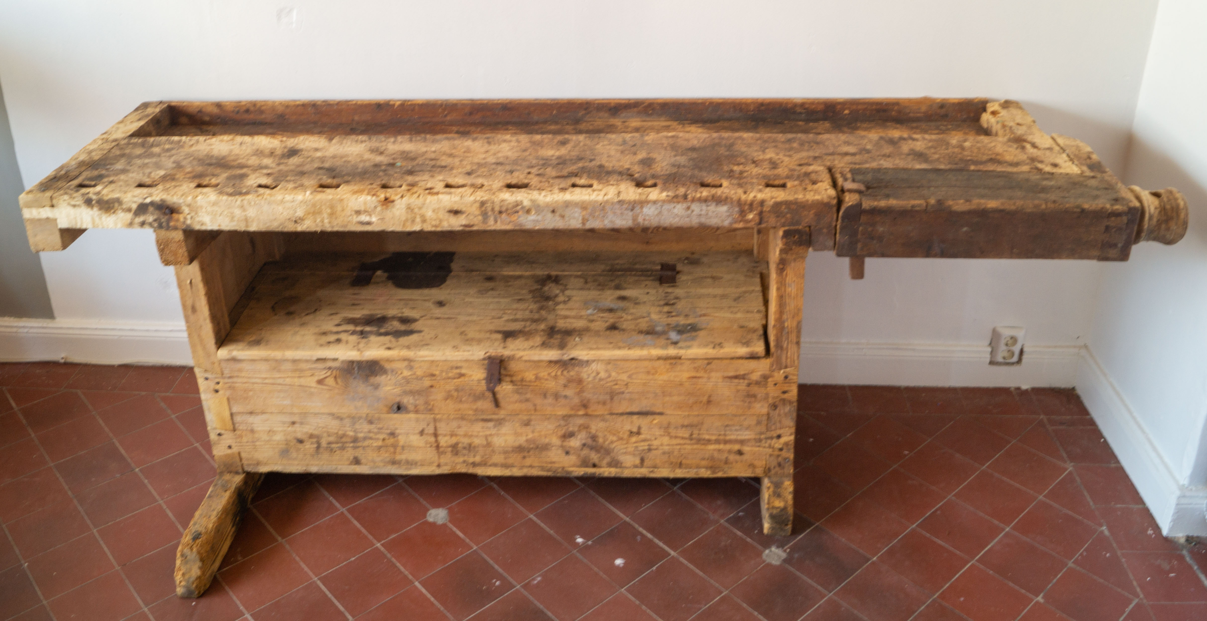 Butik Lanthandeln - Gammal hyvelbänk