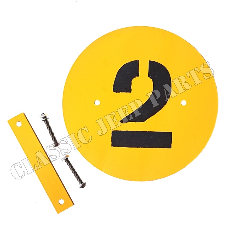 Bridge plate 7” (17,8cm with weight for a JEEP