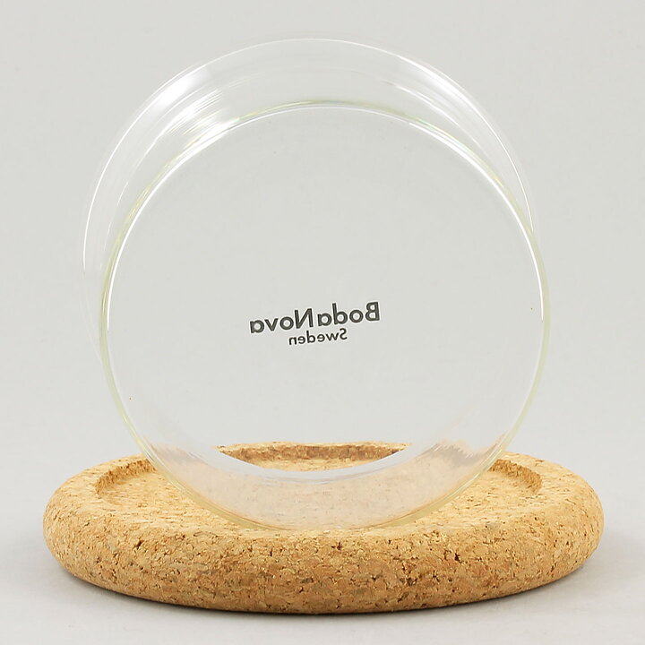 Signe Persson-Melin (Boda Nova 1971) Two Glass Bowls with Cork Coasters ...