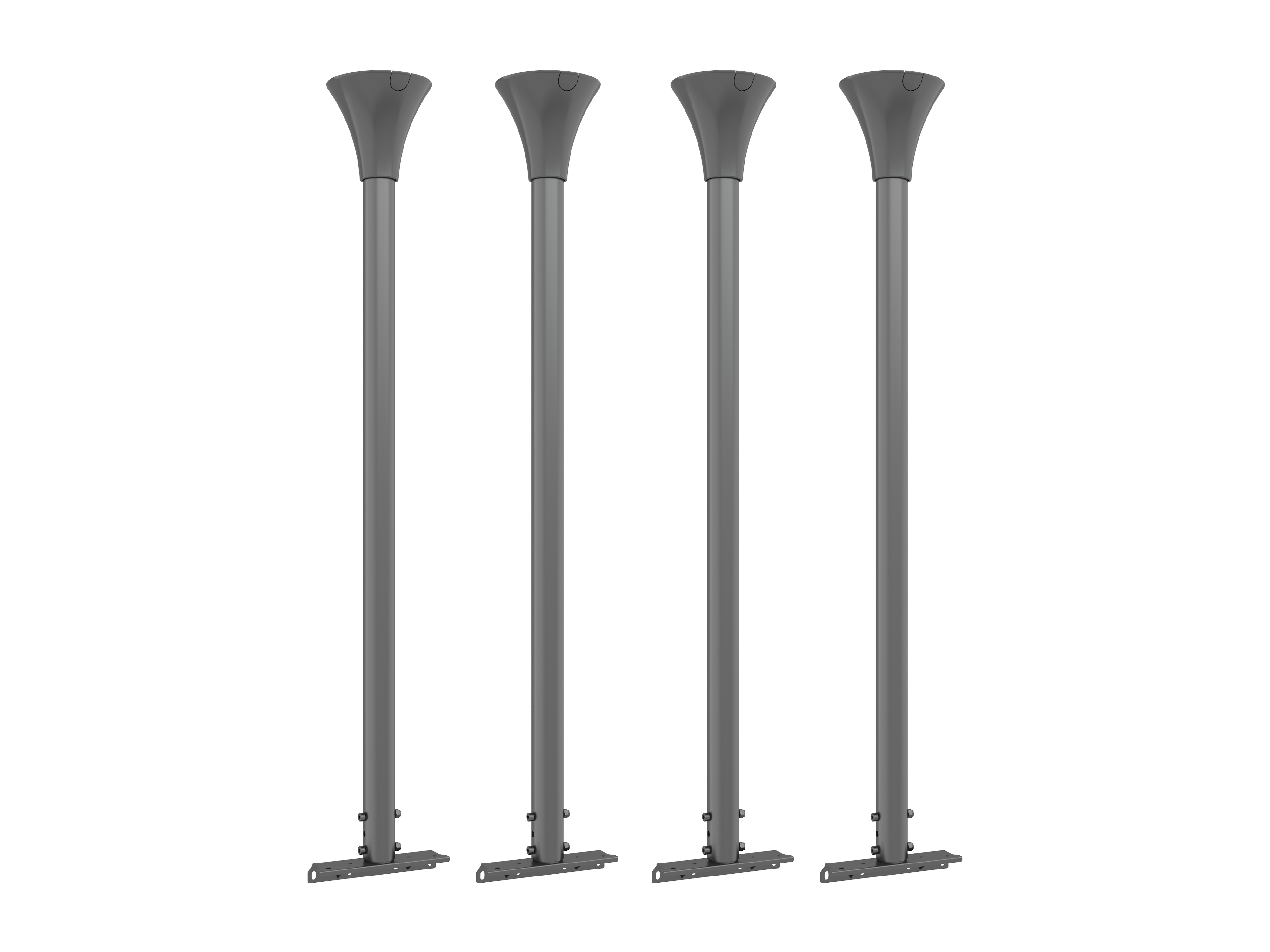 M Pro Series Enclosure - Floor to Ceiling Kit Large Black - Multibrackets