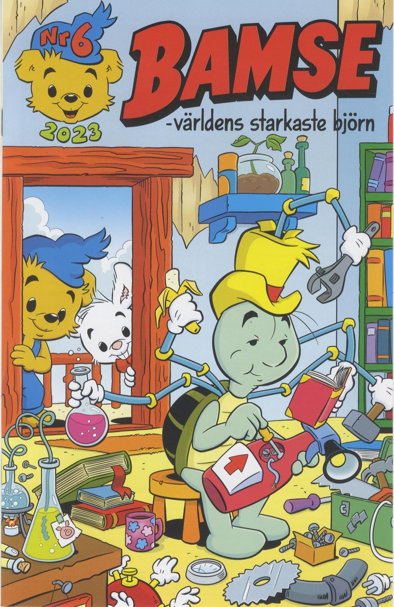 Bamse nr 6 2023, Skalmans otroliga uppfinning! - Seriekällaren