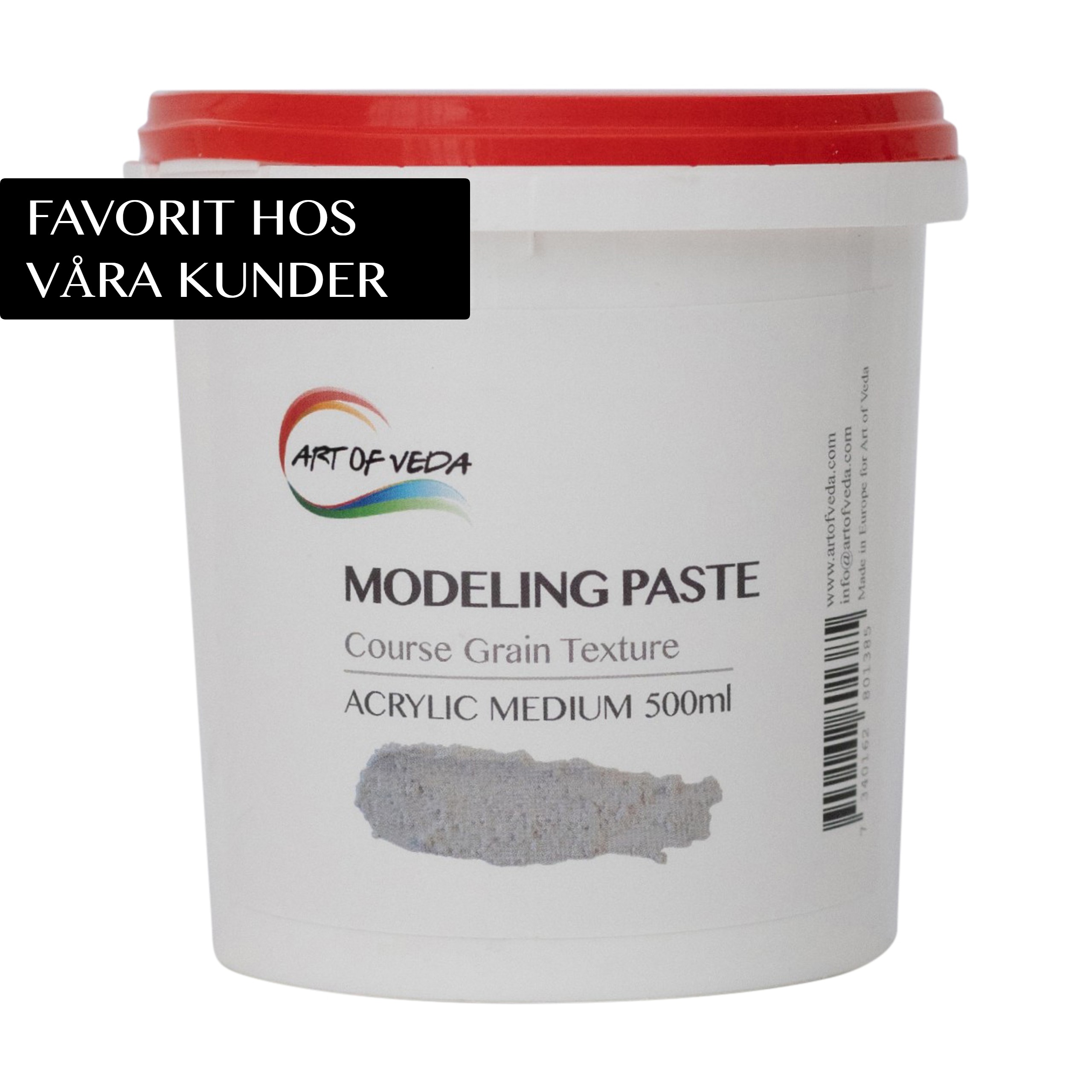 Acrylic medium - Modeling paste - Art of Veda - Coarse 500ml - Art of ...