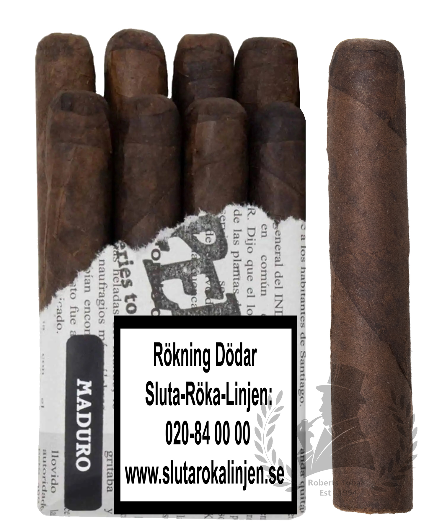 PaperBoy Petit Corona Maduro - Roberts Tobak