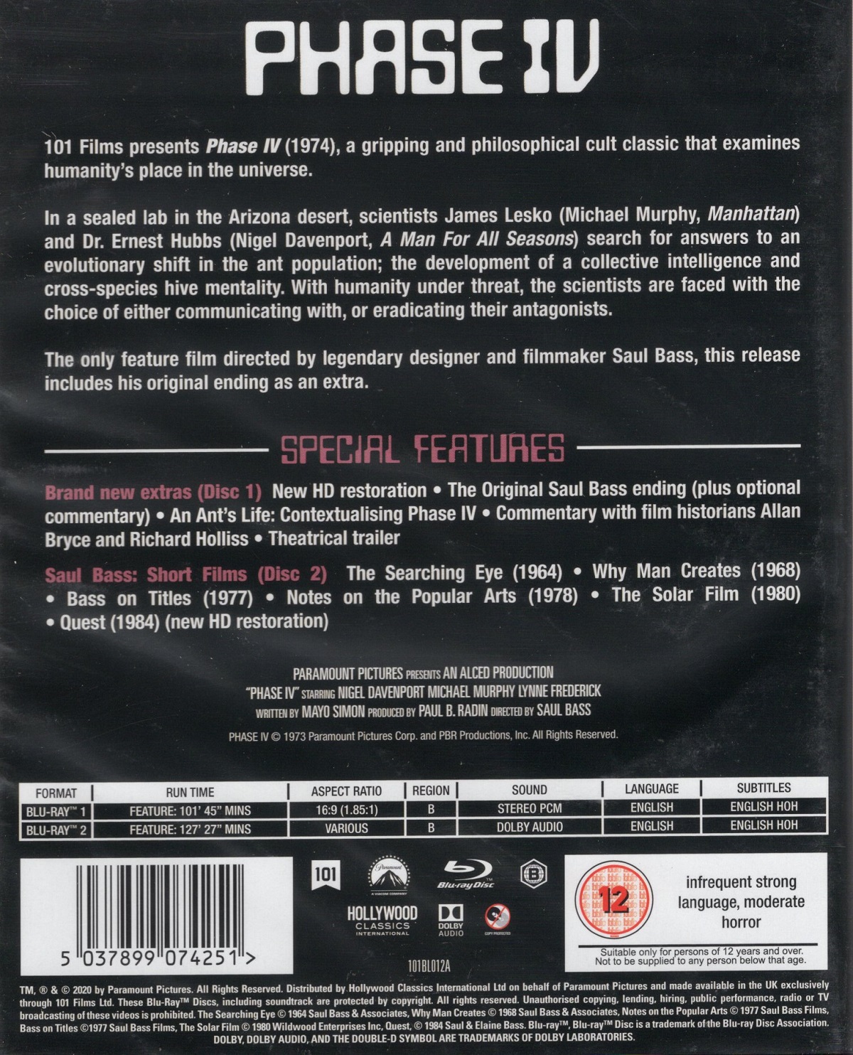 Phase IV (ej svensk text) (Blu-ray) - Kvarnvideo.se