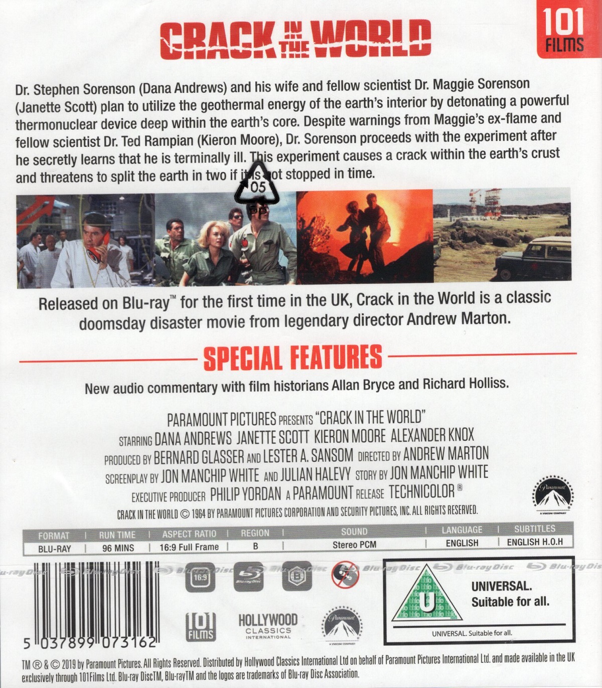 Crack In the World (ej svensk text) (Blu-ray) - Kvarnvideo.se