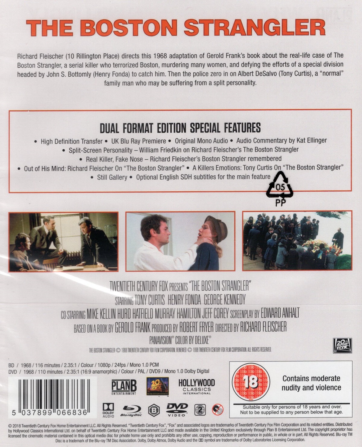 Boston Strangler (ej svensk text) (Blu-ray+ DVD) - Kvarnvideo.se