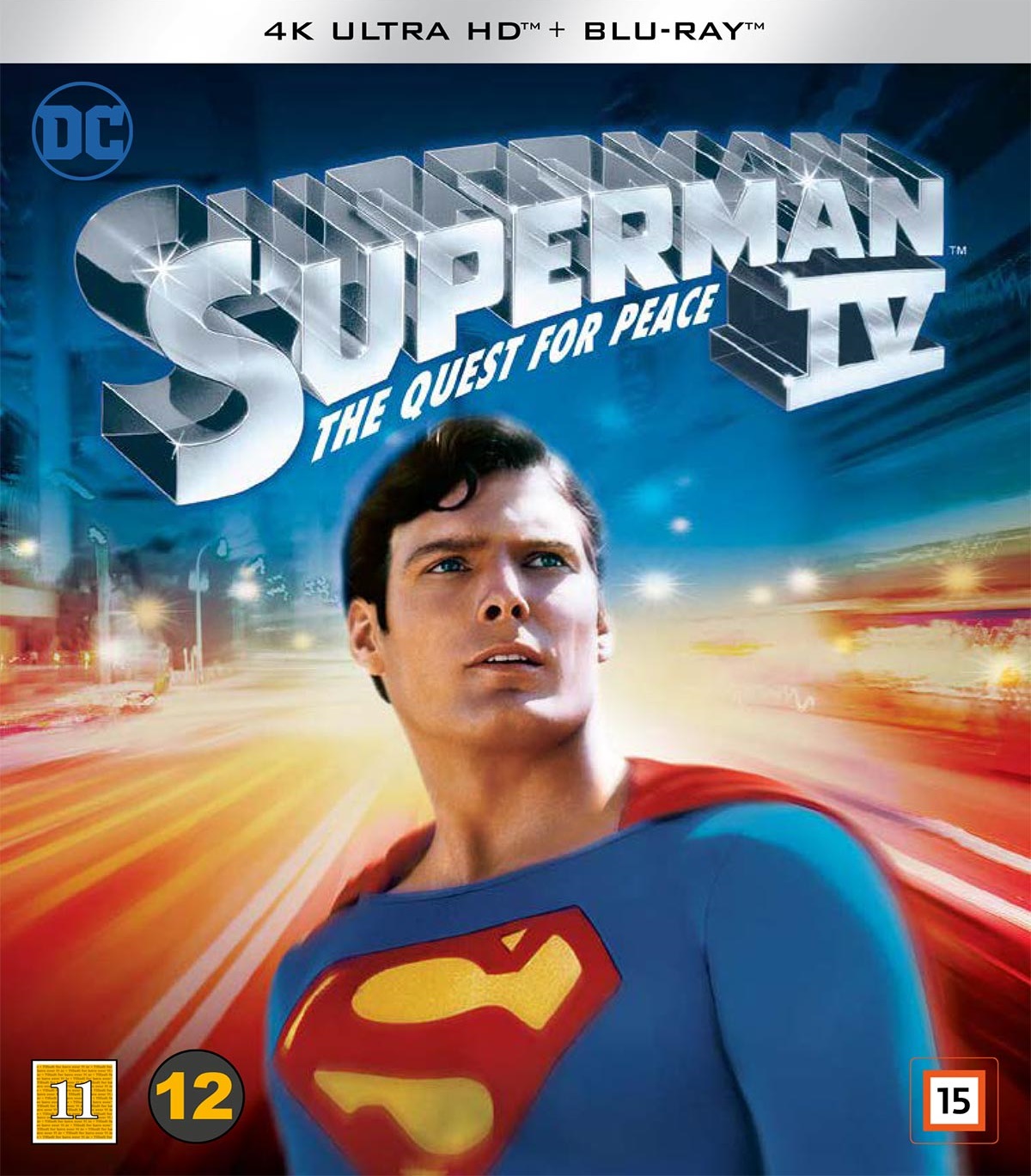 Superman IV - The Quest For Peace (4K Ultra HD + Blu-ray) - Kvarnvideo.se
