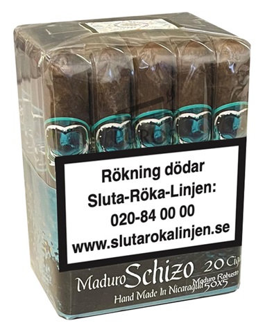 Schizo Maduro Robusto 20-pack - www.puros.se