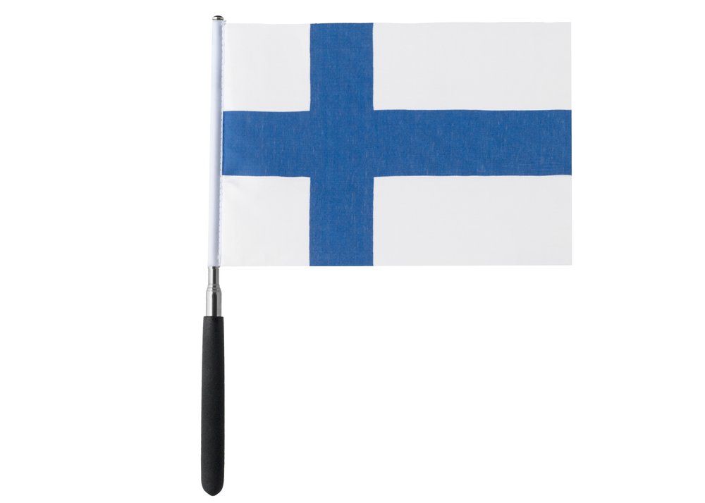 Finnish flag with telescopic rod - Robbis Hobby Shop