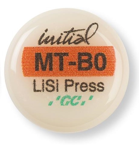 GC Initial LiSi Press, MT-B0, 5x3g