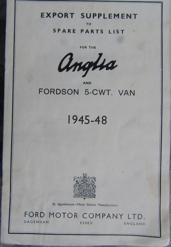 www.hortlund.se - 1945-48 Ford Anglia och Fordson 5 cwt Van Spare Parts ...