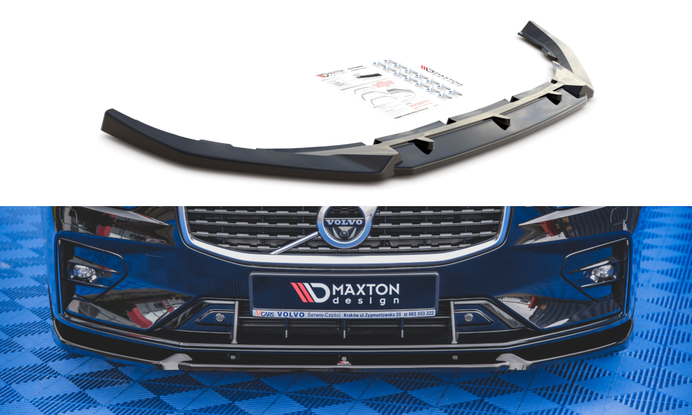 FRONT SPLITTER V.1 VOLVO S60/V60 R-DESIGN MK3 - Royal Parts