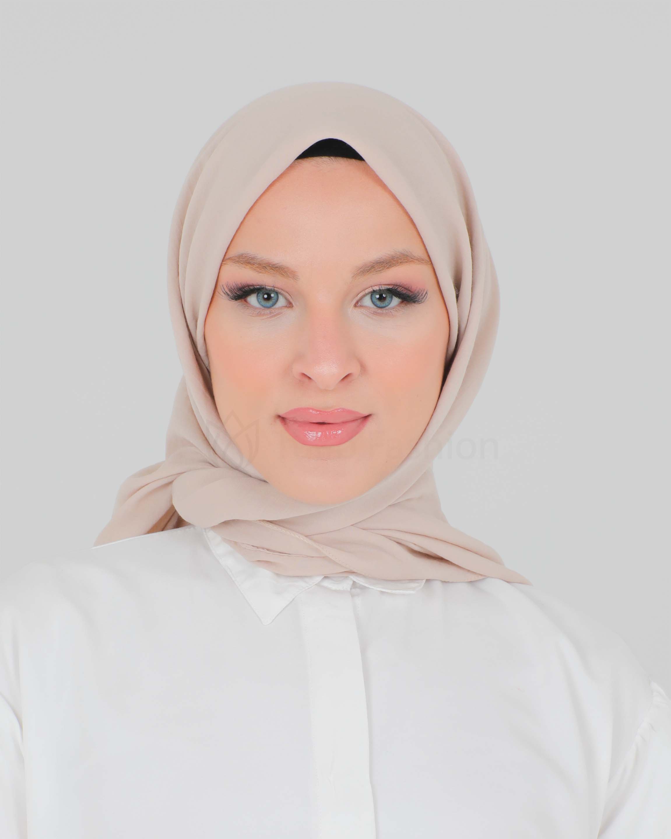 Hijab - Square cotton roma - Beige - Tulip Fashion