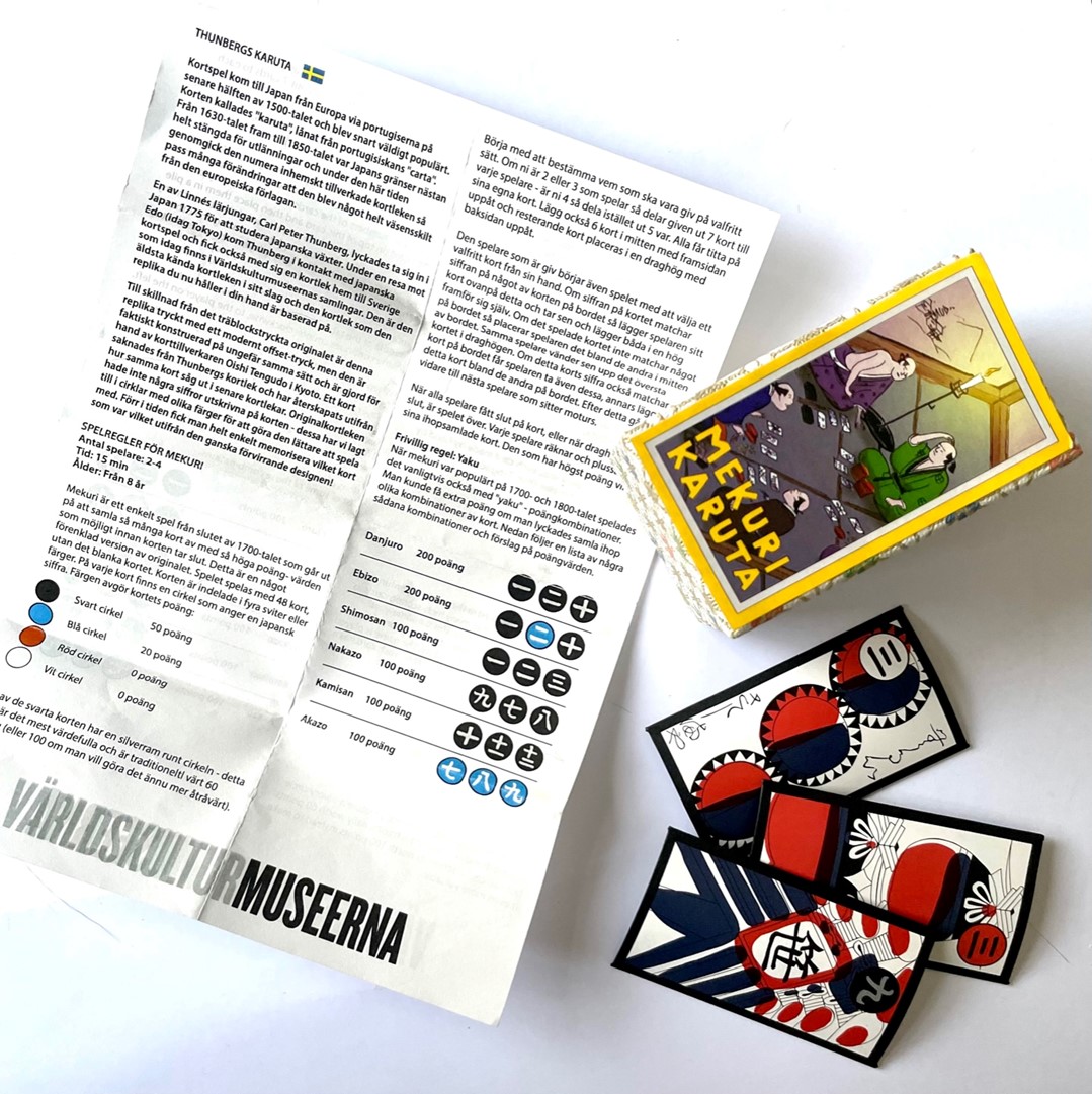 Mekuri Karuta, ett unikt handgjort kortspel från Japan ...