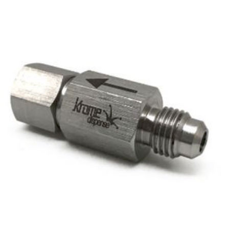 rostfri backventil 1/4" MFL - 1/4" FFL - Mr. Malt