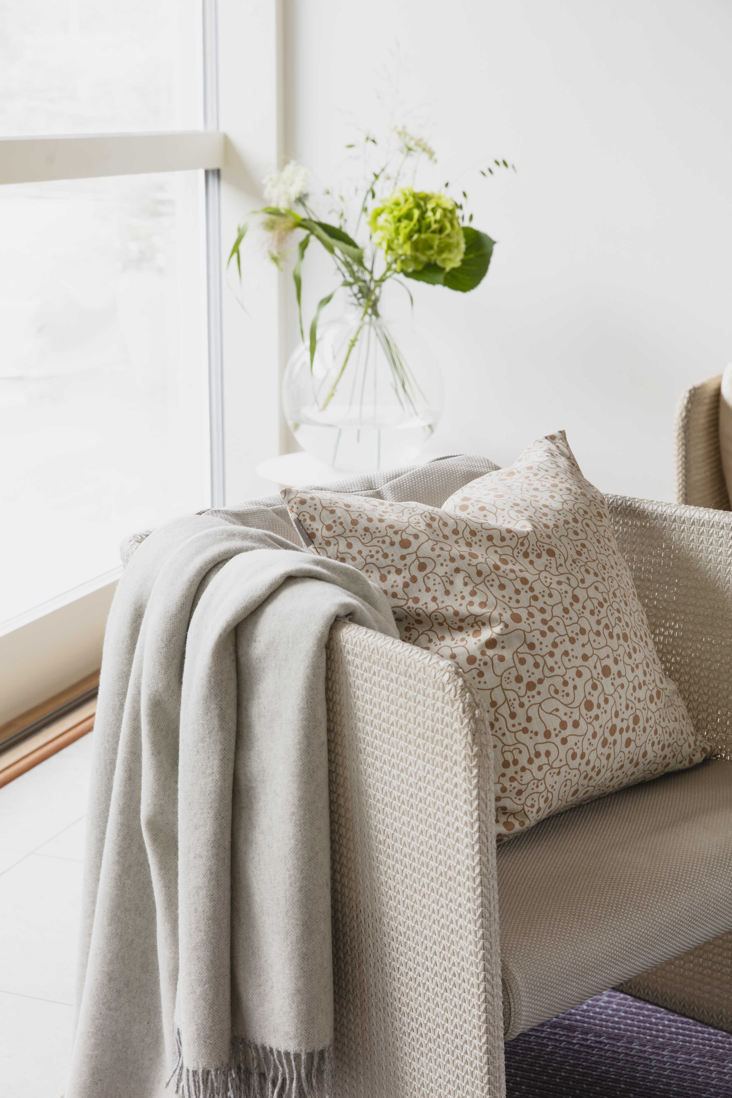 Tyg Knopp rost, metervara från Spira - Korgcenter