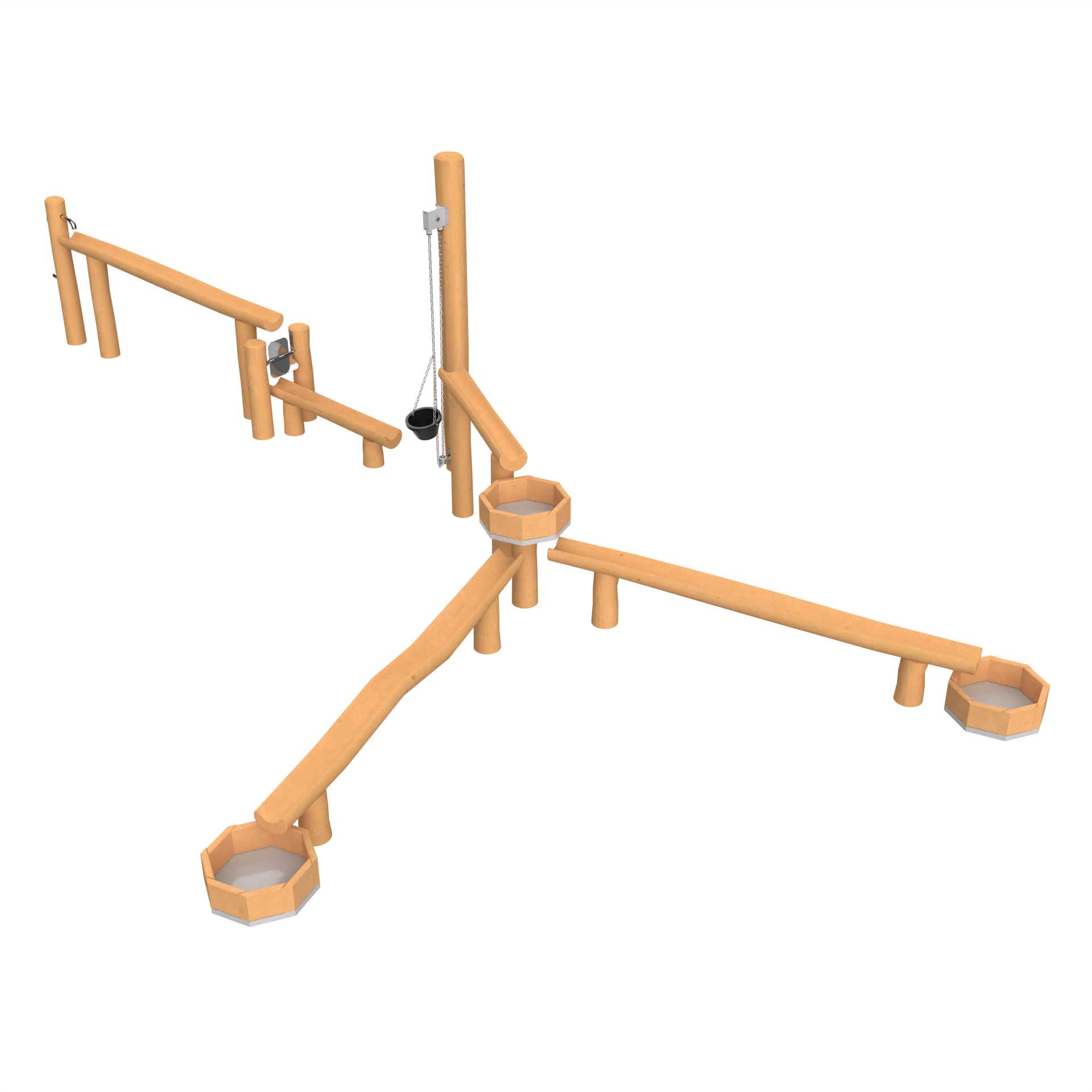 Paket Vattenlek Rännor Y - Svenska Naturlekplatser AB