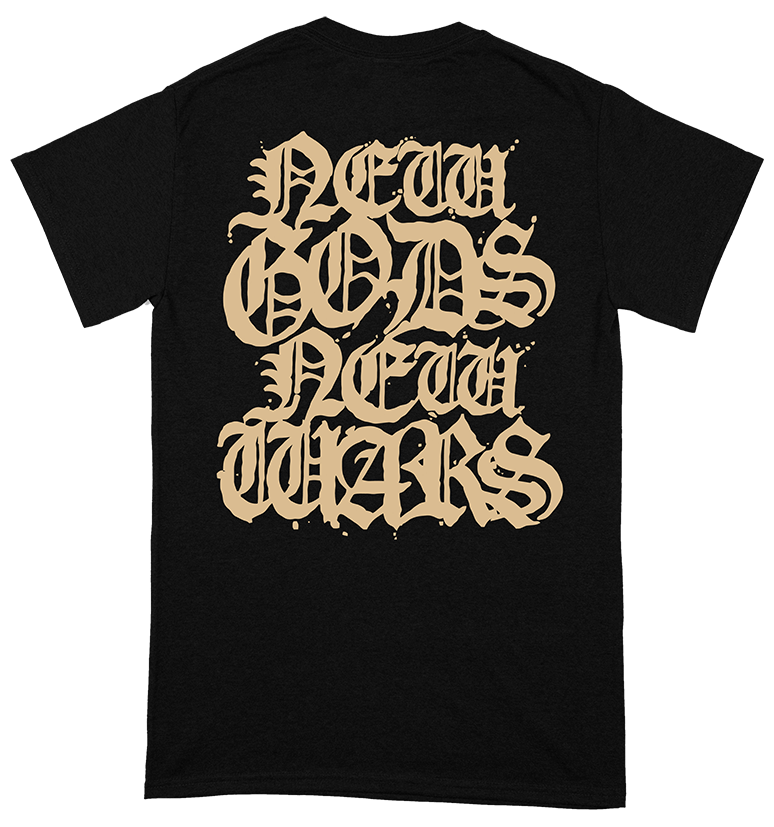MASS WORSHIP - New Gods New Wars T-shirt - TRUST NO ONE RECORDINGS