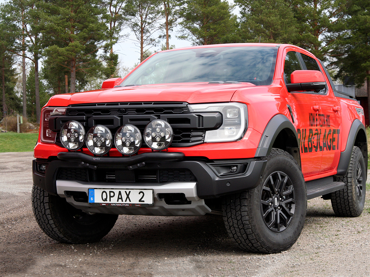 Q-LIGHT Ford Ranger Raptor 23- extraljusfäste (extraljusbåge) för 4st ...